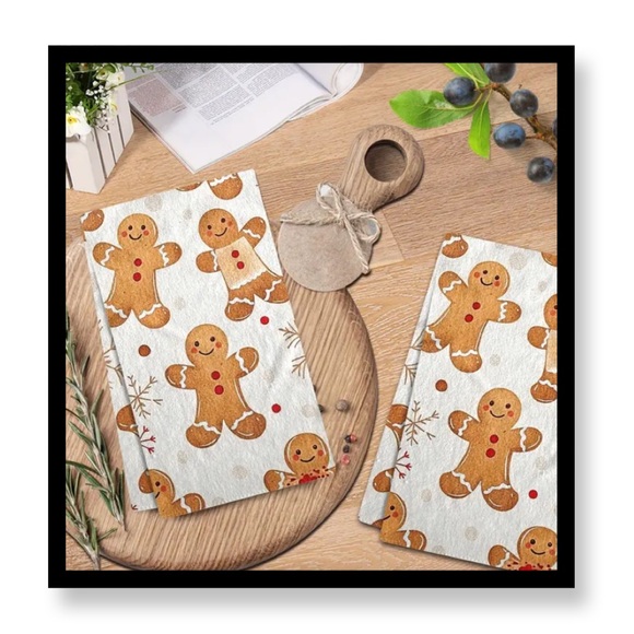 Holiday | New In Packagegingerbread Man Kitchen Towels | Poshmark